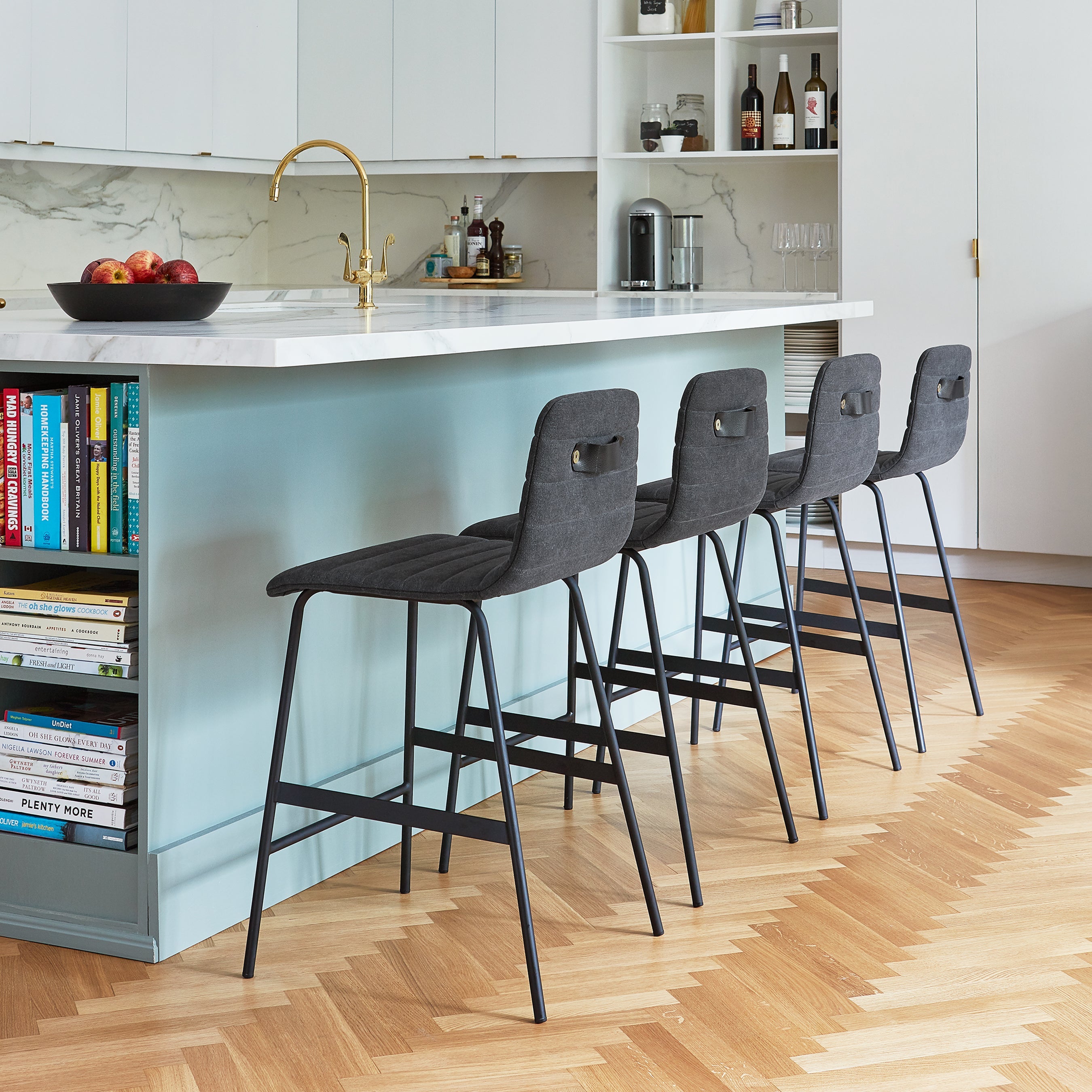 Lecture Counter Stool Upholstered – Stylegarage